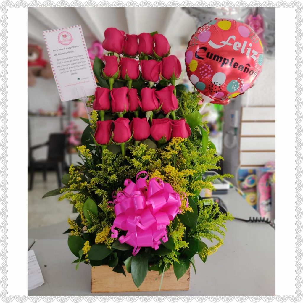 Arreglo En Rosas Rojas